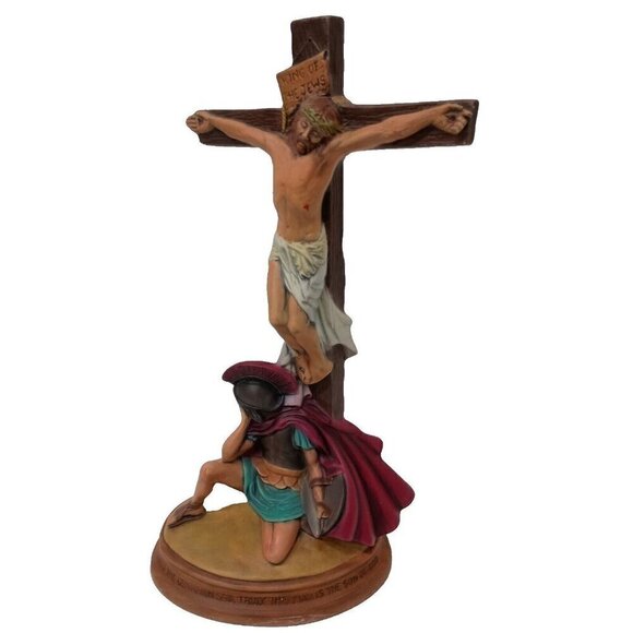 Kimple Molds | Accents | Vintage 982 Large Jesus On Cross Crucifix ...
